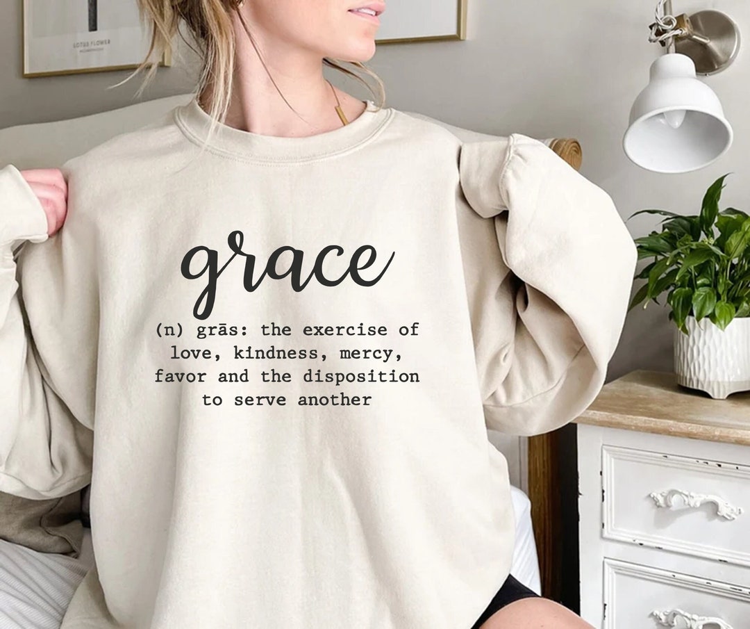 Grace Shirt, Grace Definition Shirt, Grace T Shirt, Christian Shirts ...