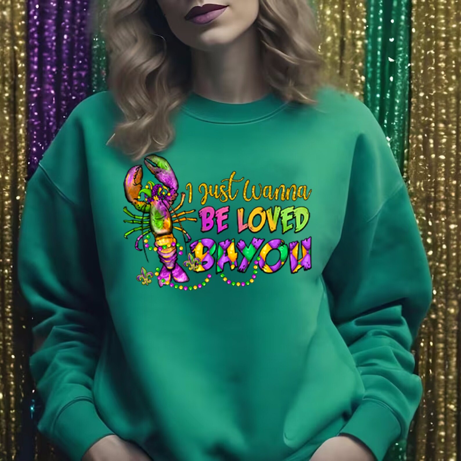 Watercolor Bayou Mardi Gras Shirt, Bayou Engagement Bachelorette Party ...