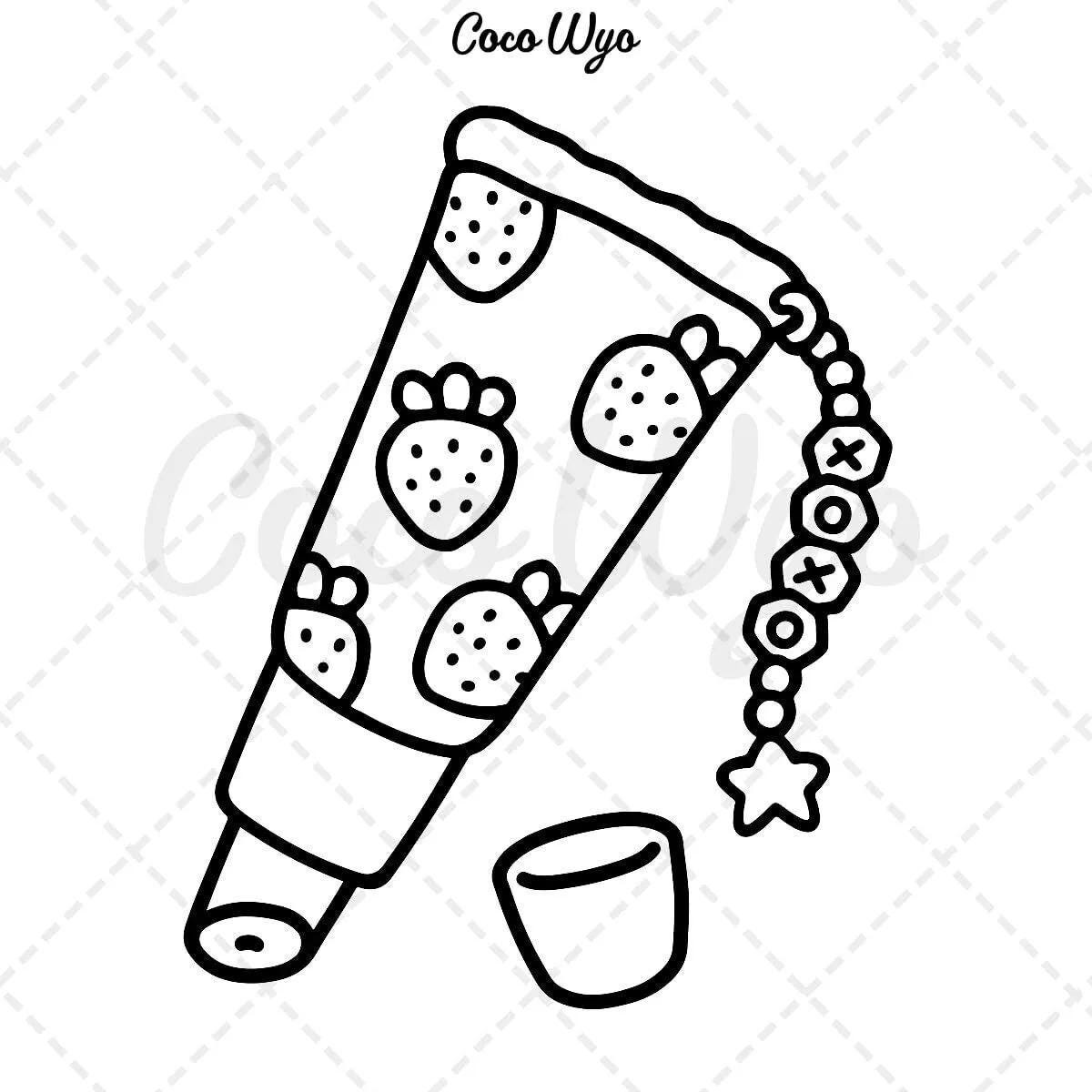 Coco Wyo Coloring Book for Adults Glow Cosmetics ,coco Wyo Glow ...