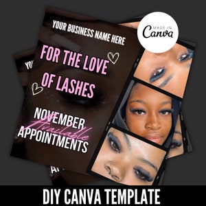 Glam Book Now Flyers, January Appointments Available, Book Now Flyer ...