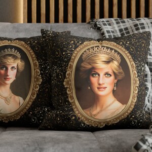 Princess Diana Accent Pillow 14x14 Throw Pillow Diana Gifts Royal Room ...