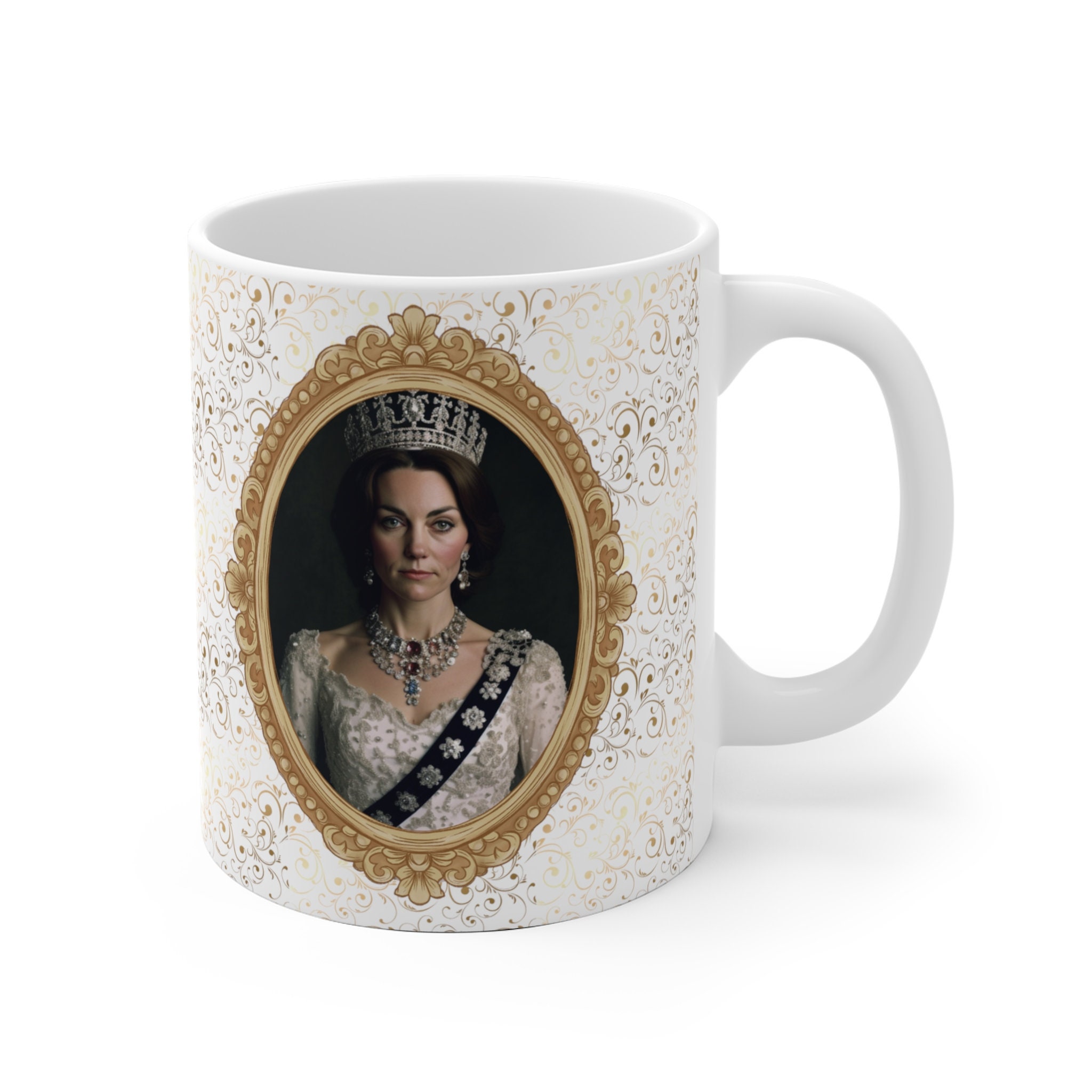 Kate Middleton Mug Kate Middleton Gift Princess of Wales Royal Portrait ...