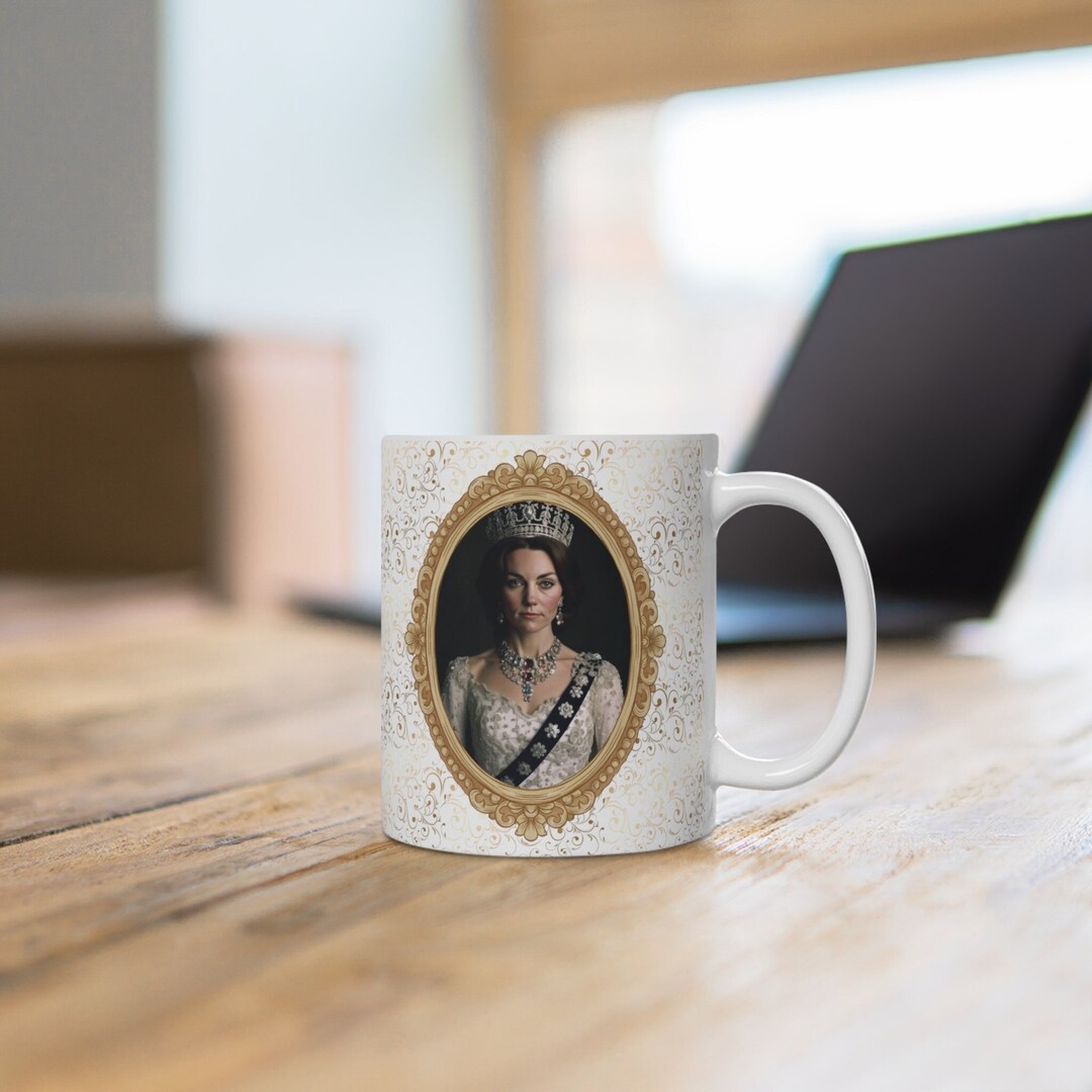 Kate Middleton Mug Kate Middleton Gift Princess of Wales Royal Portrait ...