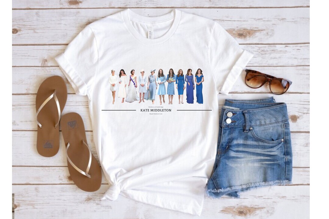 Kate Middleton Shirt Princess of Wales Tshirt Royal Fashion Shirt ...