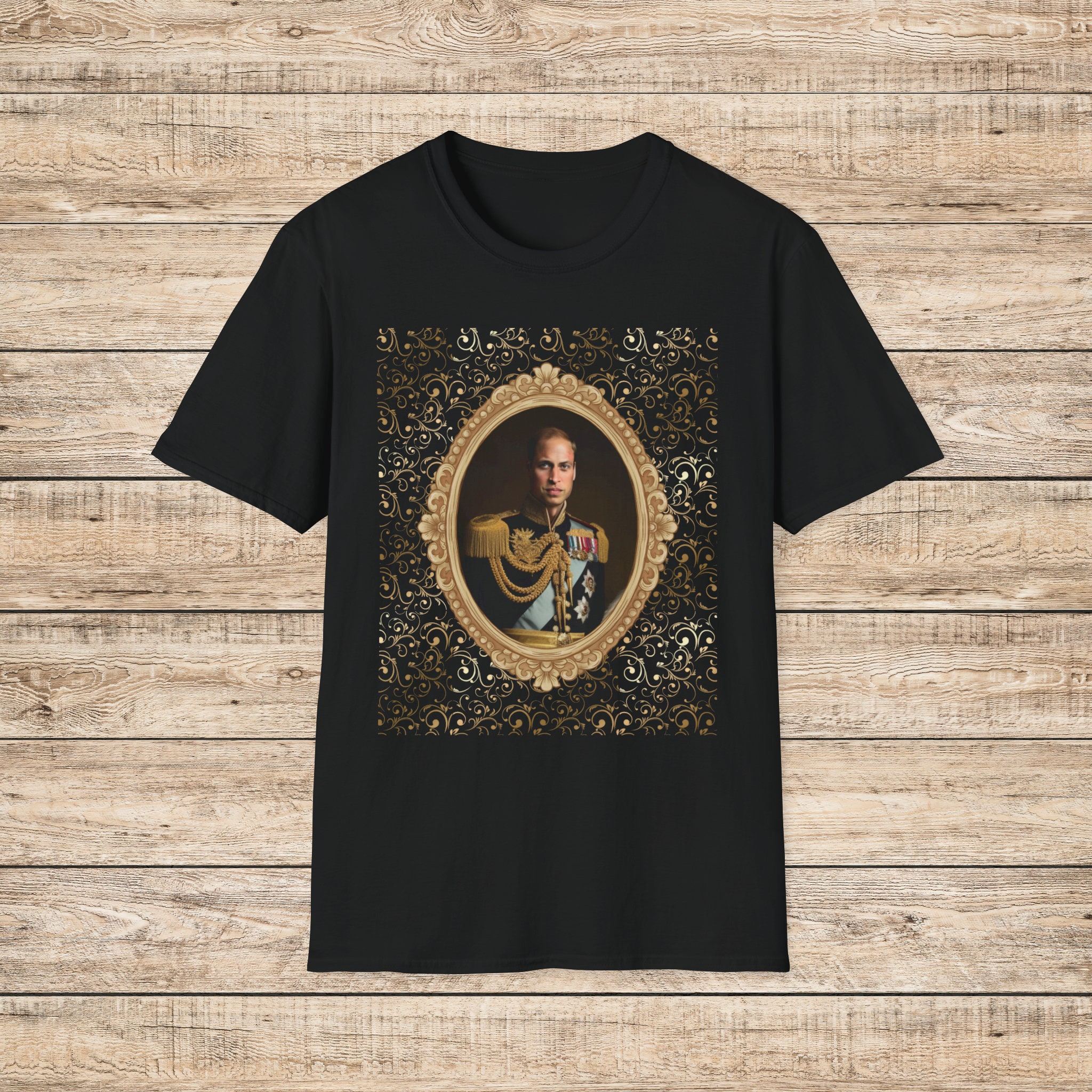 Prince William Tshirt Princess of Wales Tee British Royal Family Gift T ...
