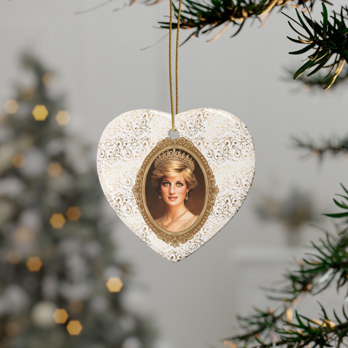 Princess Diana Christmas Ornament Princess of Wales Holiday Ornament ...