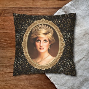 Princess Diana Accent Pillow 14x14 Throw Pillow Diana Gifts Royal Room ...
