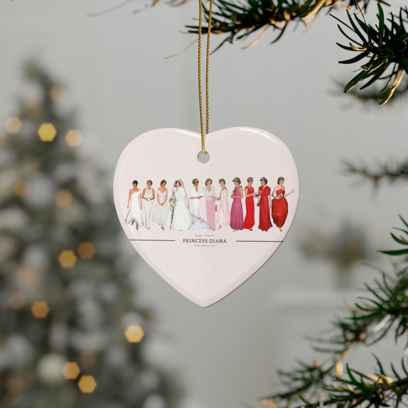 Princess Diana Christmas Ornament Princess of Wales Holiday Ornament ...