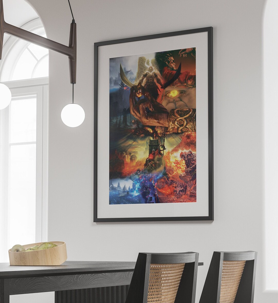 Elden Ring DLC Poster FREE SHIPPING, Messmer Poster, Elden Ring Shadow ...