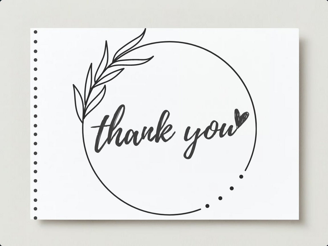 Thank You Card Font