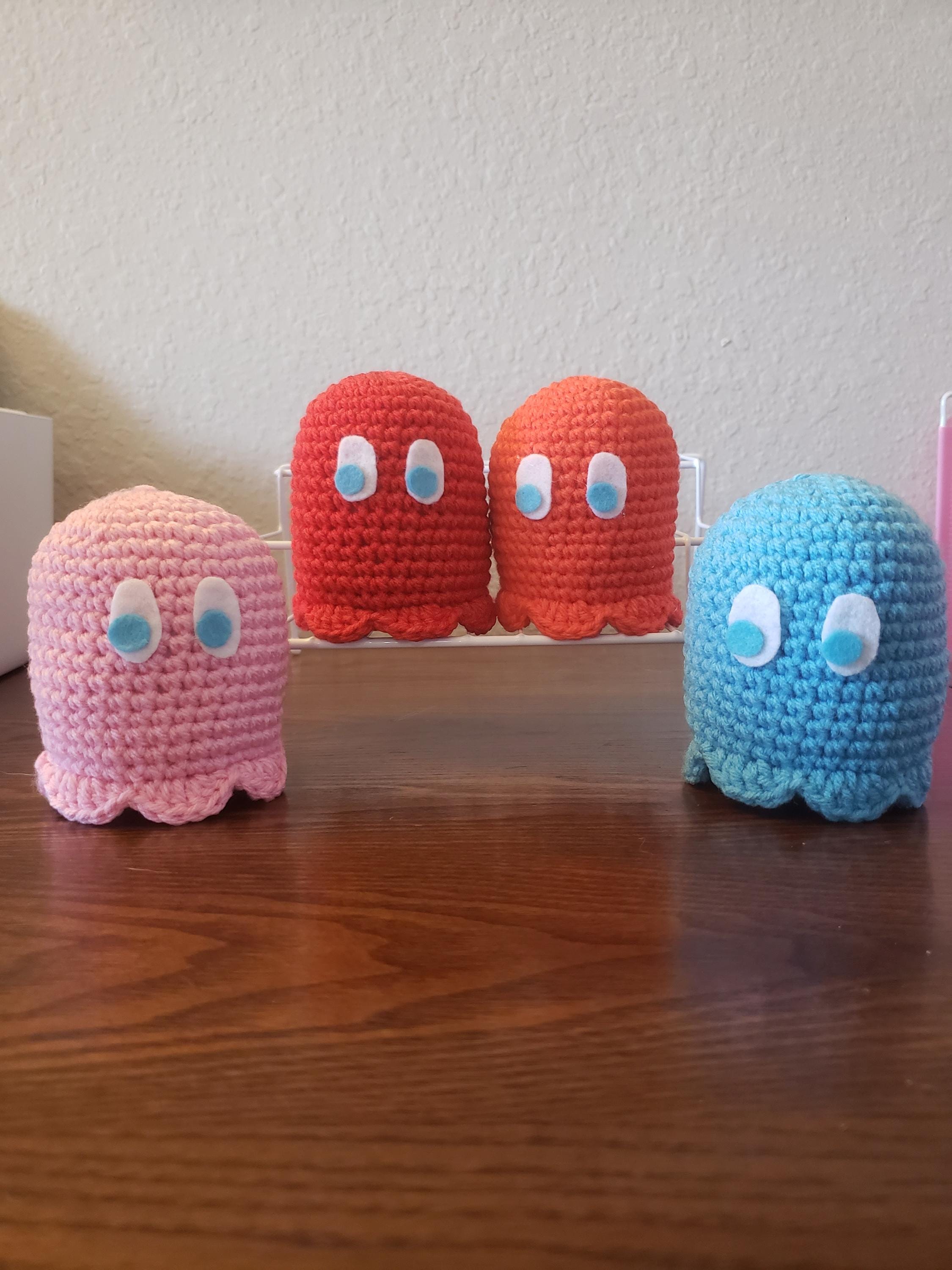 Pinky Pac-man Ghost. Pink Pac Man Ghost - Etsy