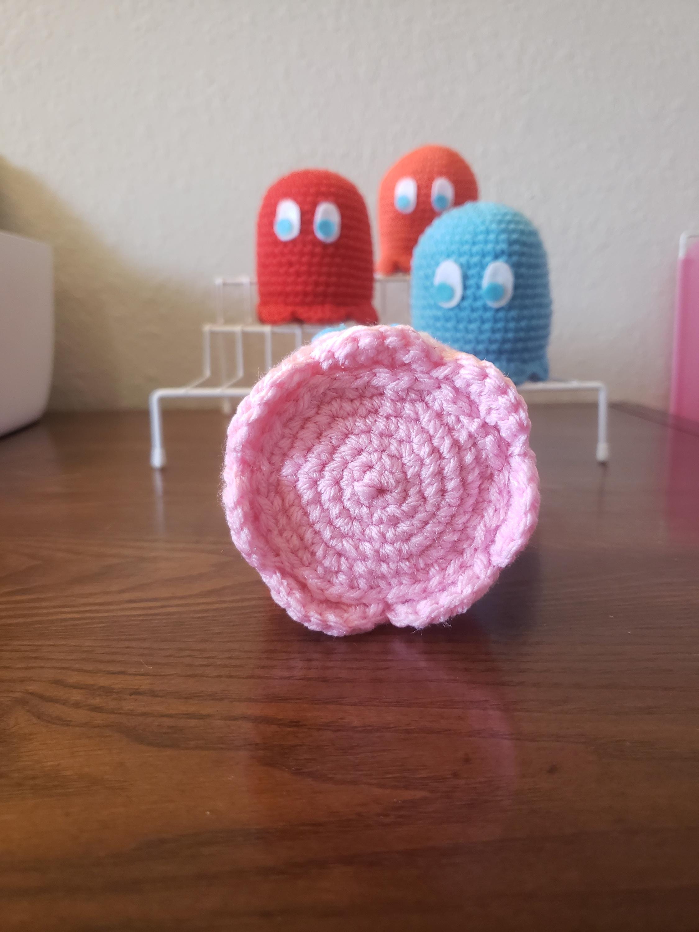 Pinky Pac-man Ghost. Pink Pac Man Ghost - Etsy