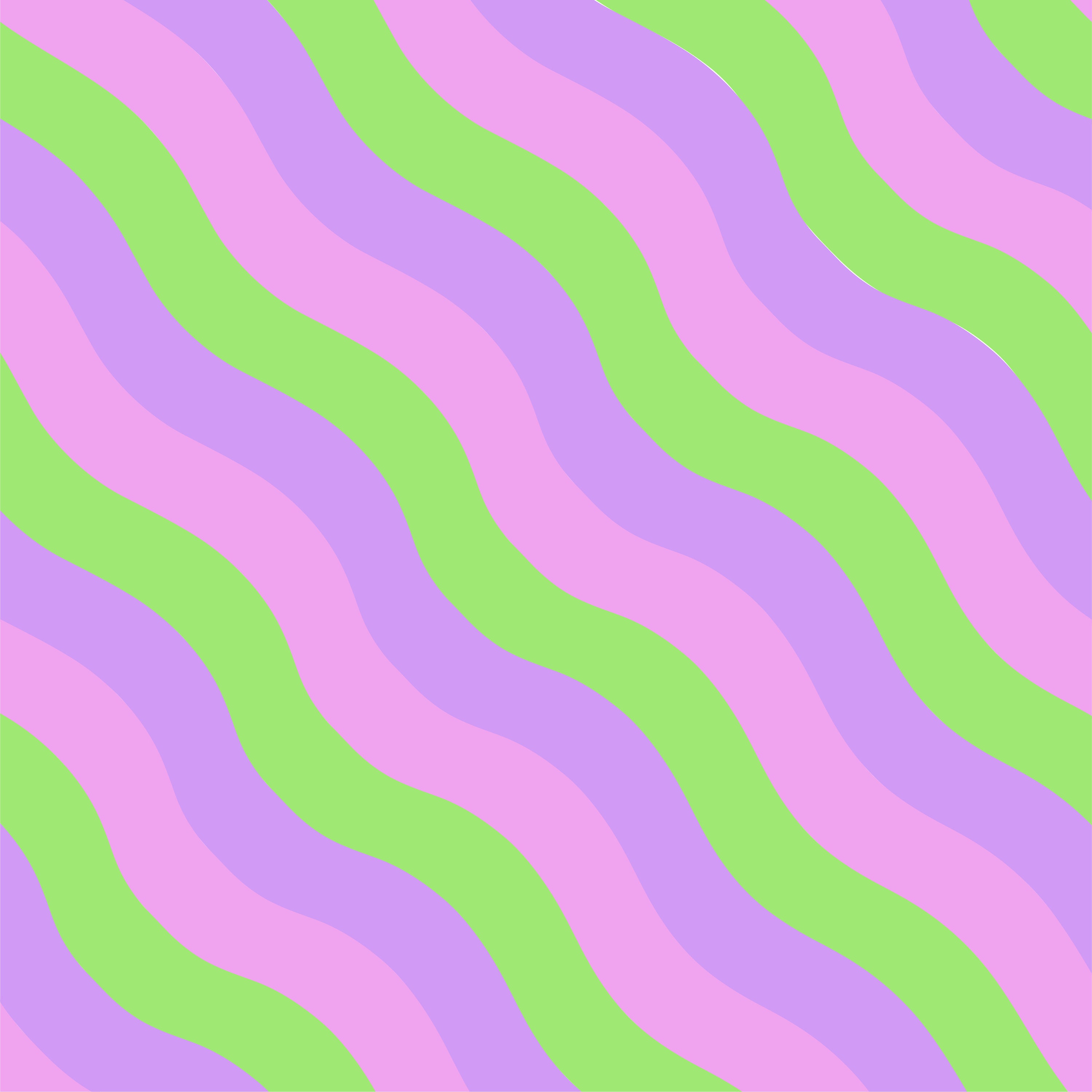 Wavy Abstract Print, Bold Pastel Scrapbooking (12x12 Inch) - Etsy