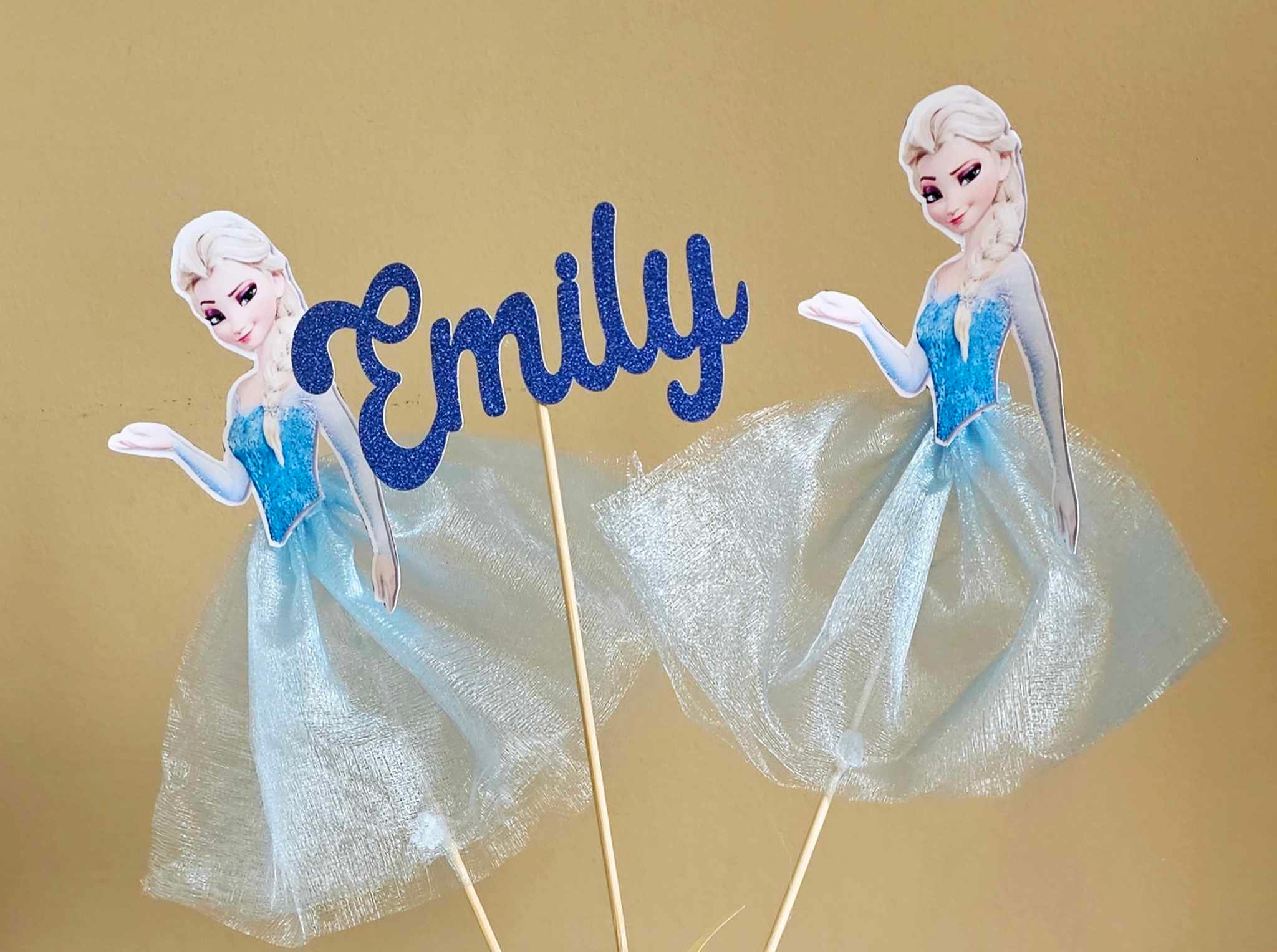 Elsa Frozen Centerpieces / Frozen/ Elsa Cut Outs With Skirt / Frozen ...