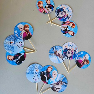 Frozen Elsa Cupcake Toppers Cupcake Toppers Frozen Party Elsa Cupcake ...