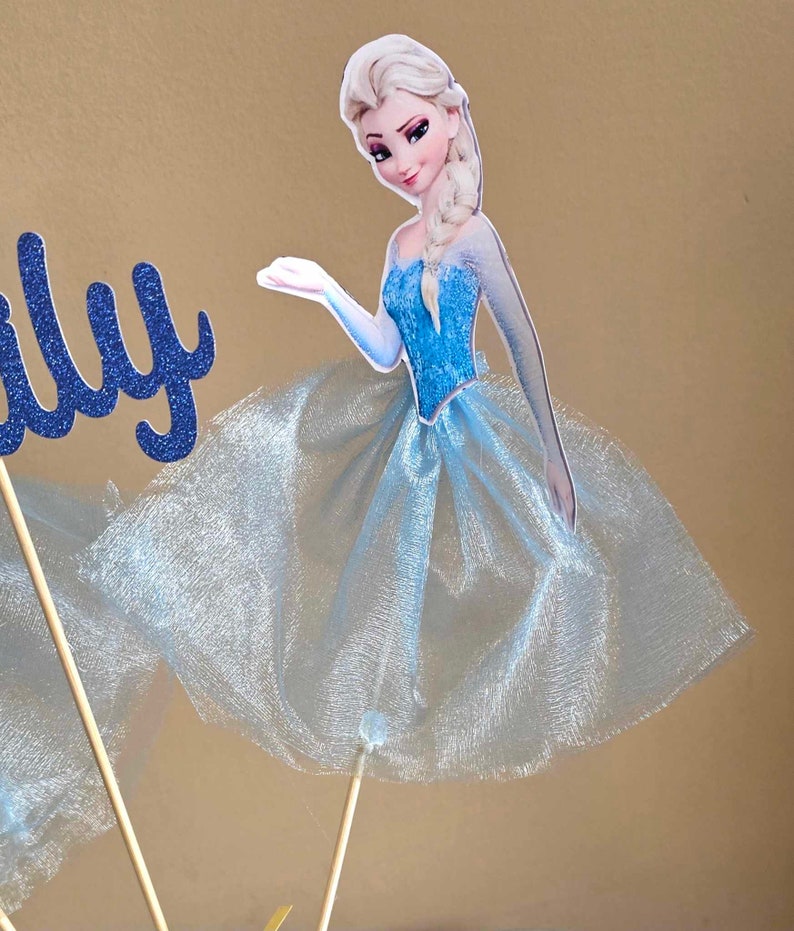 Elsa Frozen Centerpieces / Frozen/ Elsa Cut Outs With Skirt / Frozen ...