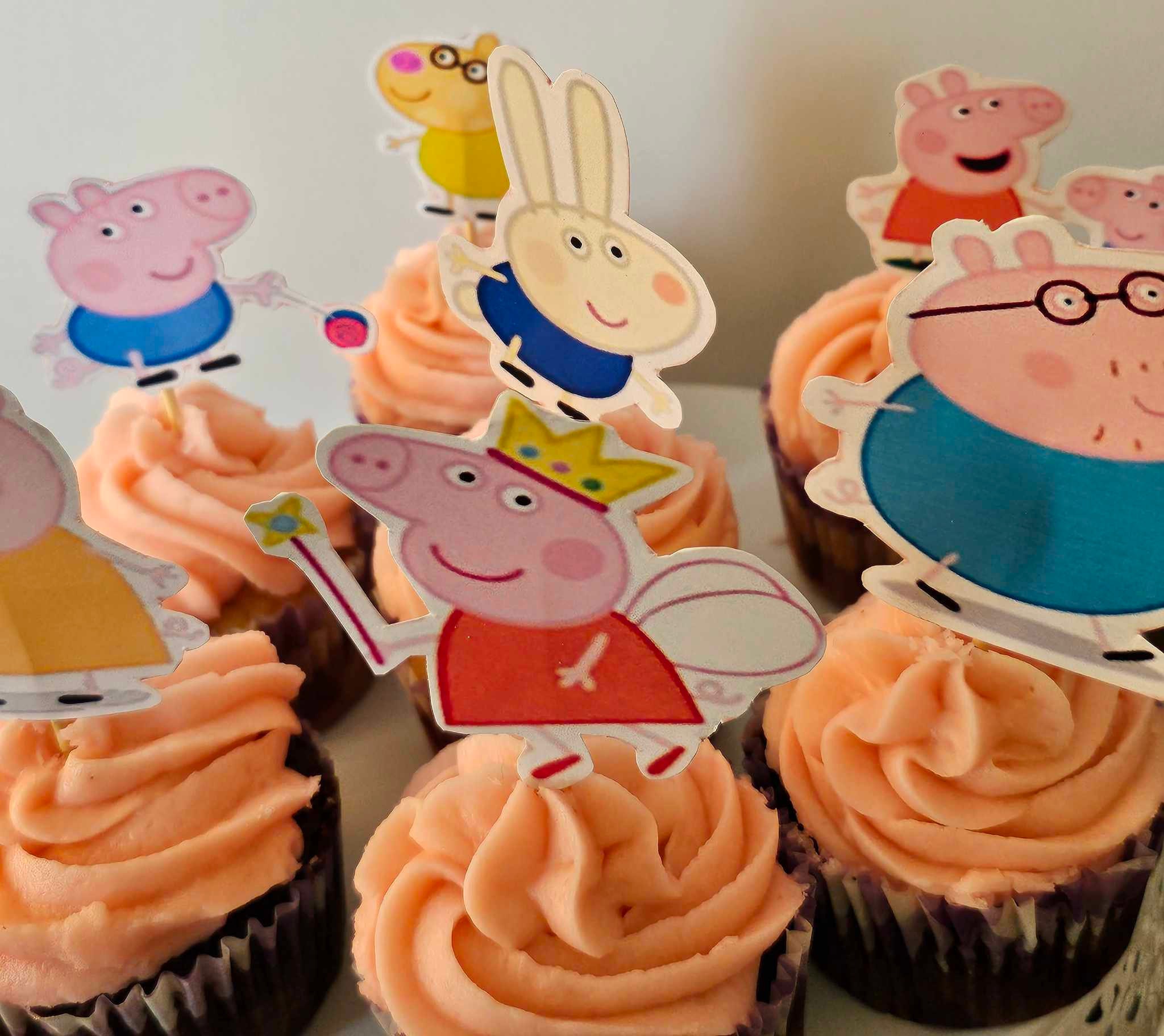 Peppa Pig Cupcake Topper Peppa Pig Cupcake Toppers Cupcake Topper Peppa ...