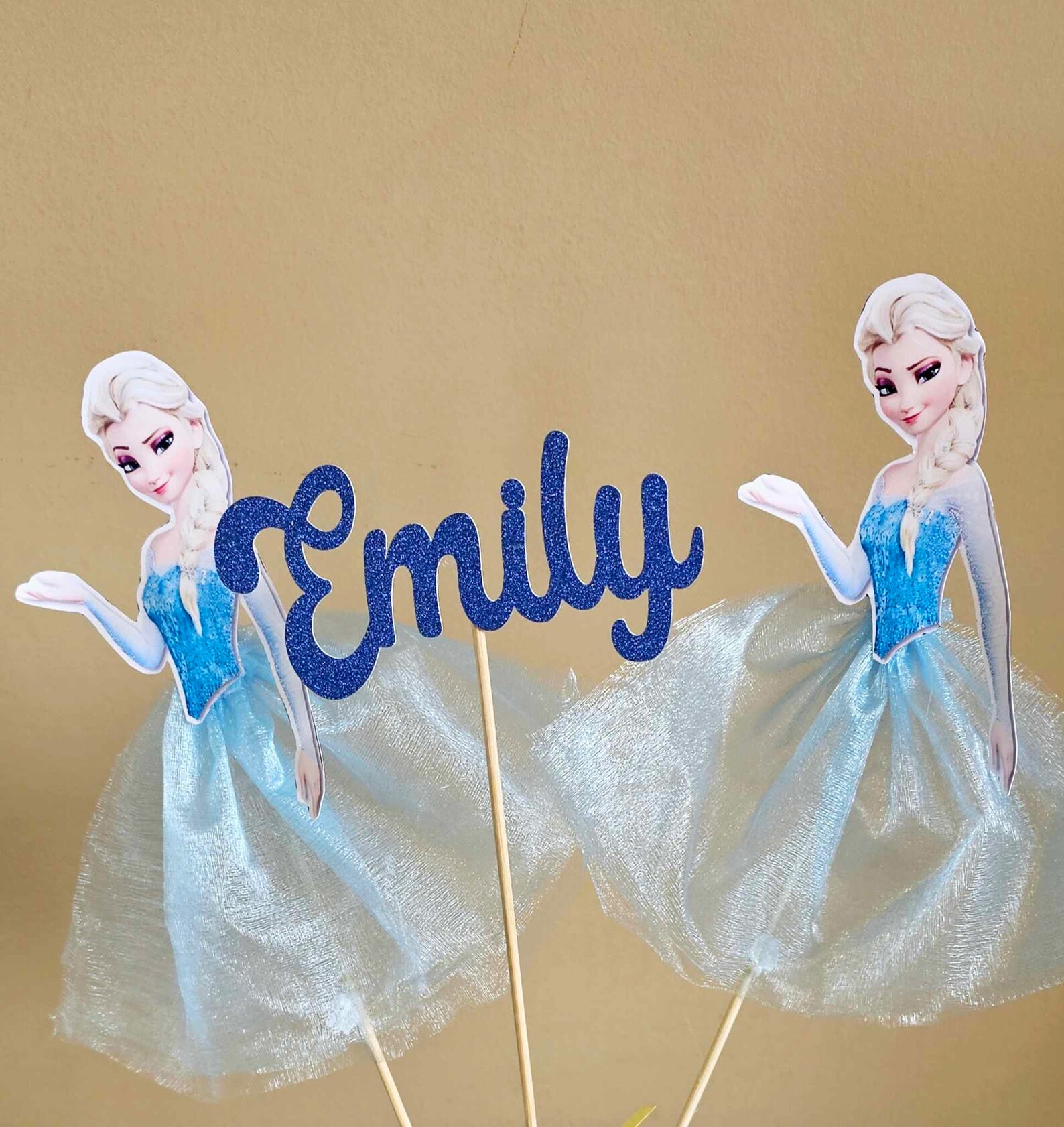 Elsa Frozen Centerpieces / Frozen/ Elsa Cut Outs With Skirt / Frozen ...