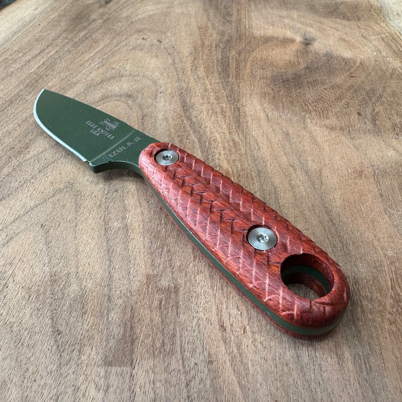 Nobleweave Bloodwood Handles Scales for ESEE Izula II Knife - Etsy