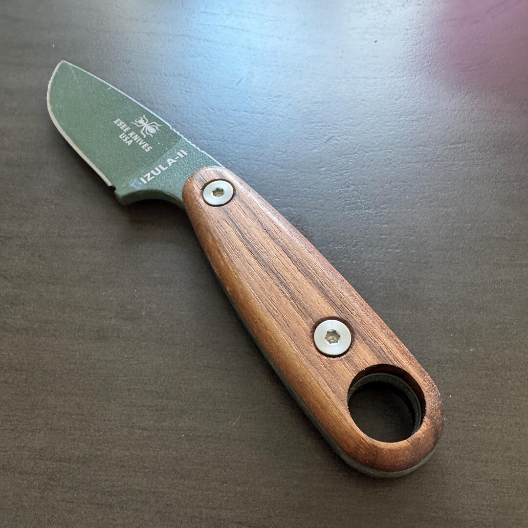 Walnut Handles Scales for ESEE Izula II Knife - Etsy