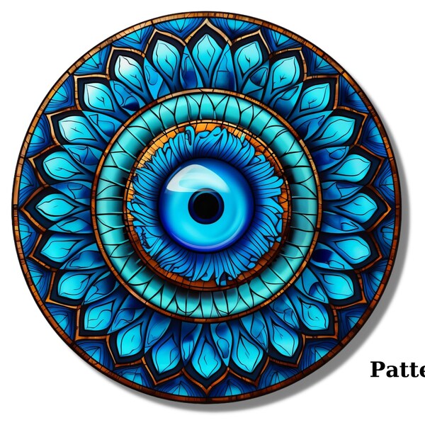 Evil Eye Stained Glass - Etsy