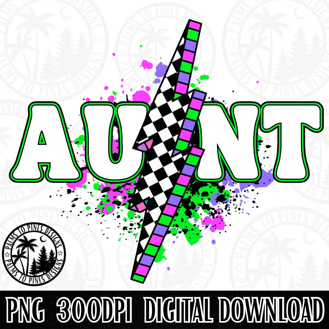 Fun Aunt Png File For Download Etsy