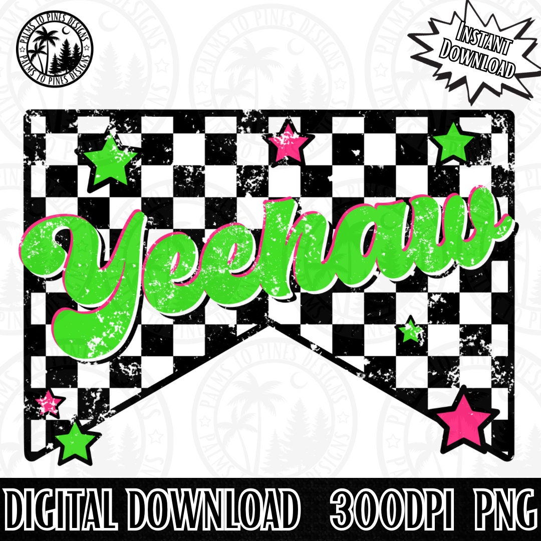 Yeehaw PNG, Retro Yeehaw Design, Good Vibes, Retro Design, Western ...