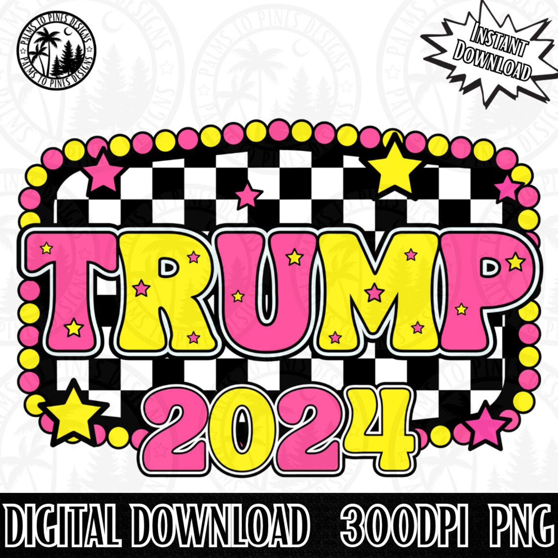 Trump, TRUMP 2024 Png, Trumpette, Pink Trump, Trump Png, Trump 2024 ...