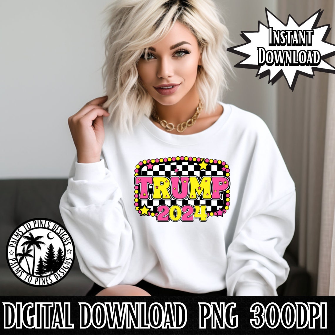 Trump, TRUMP 2024 Png, Trumpette, Pink Trump, Trump Png, Trump 2024 ...