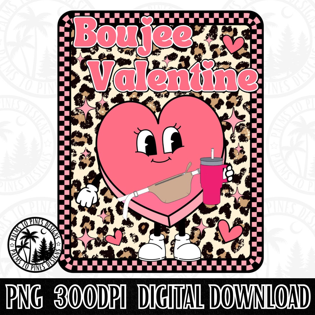 Kinda Boujee Kinda Broke Heart PNG, Boujee Heart Tumbler Design, Goth ...