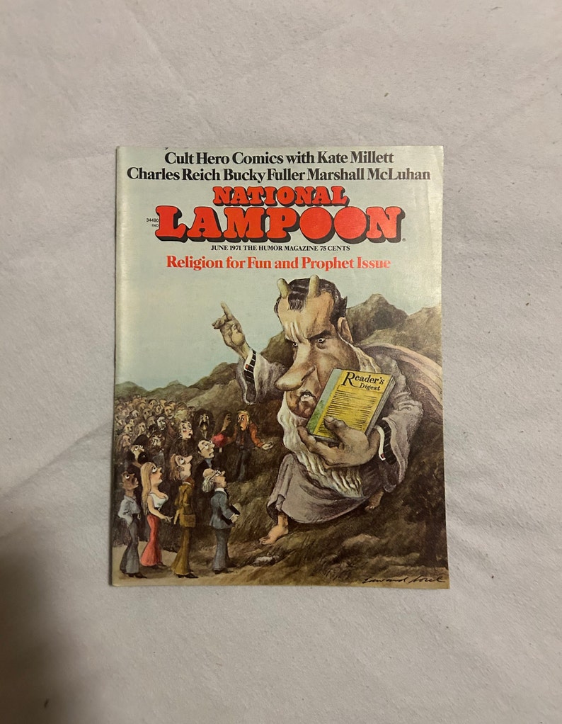 National Lampoon - June, 1971 - Etsy
