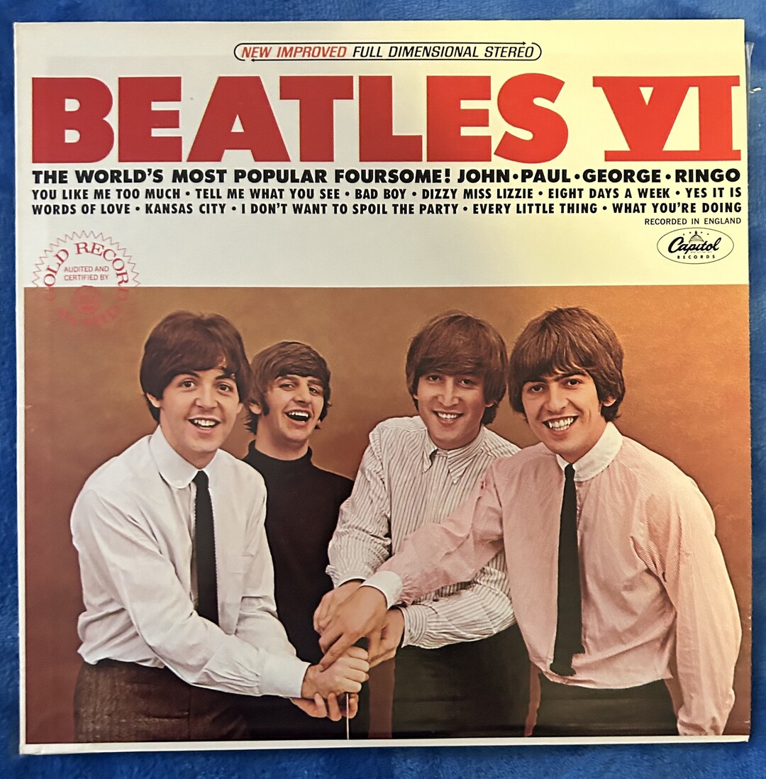 Beatles VI Vintage Vinyl Near Mint - Etsy