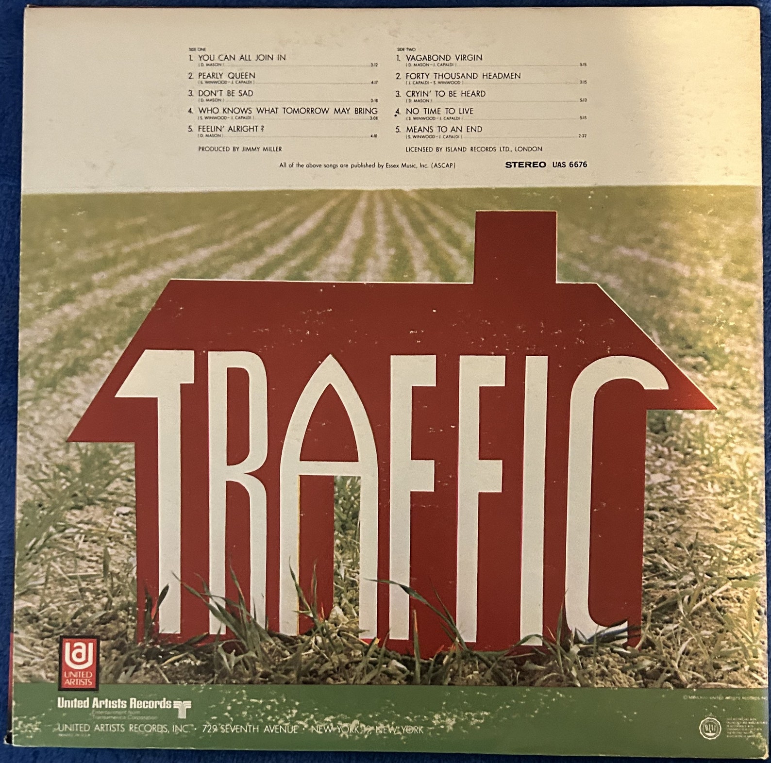 Traffic - Second Album - Vintage Vinyl - Etsy