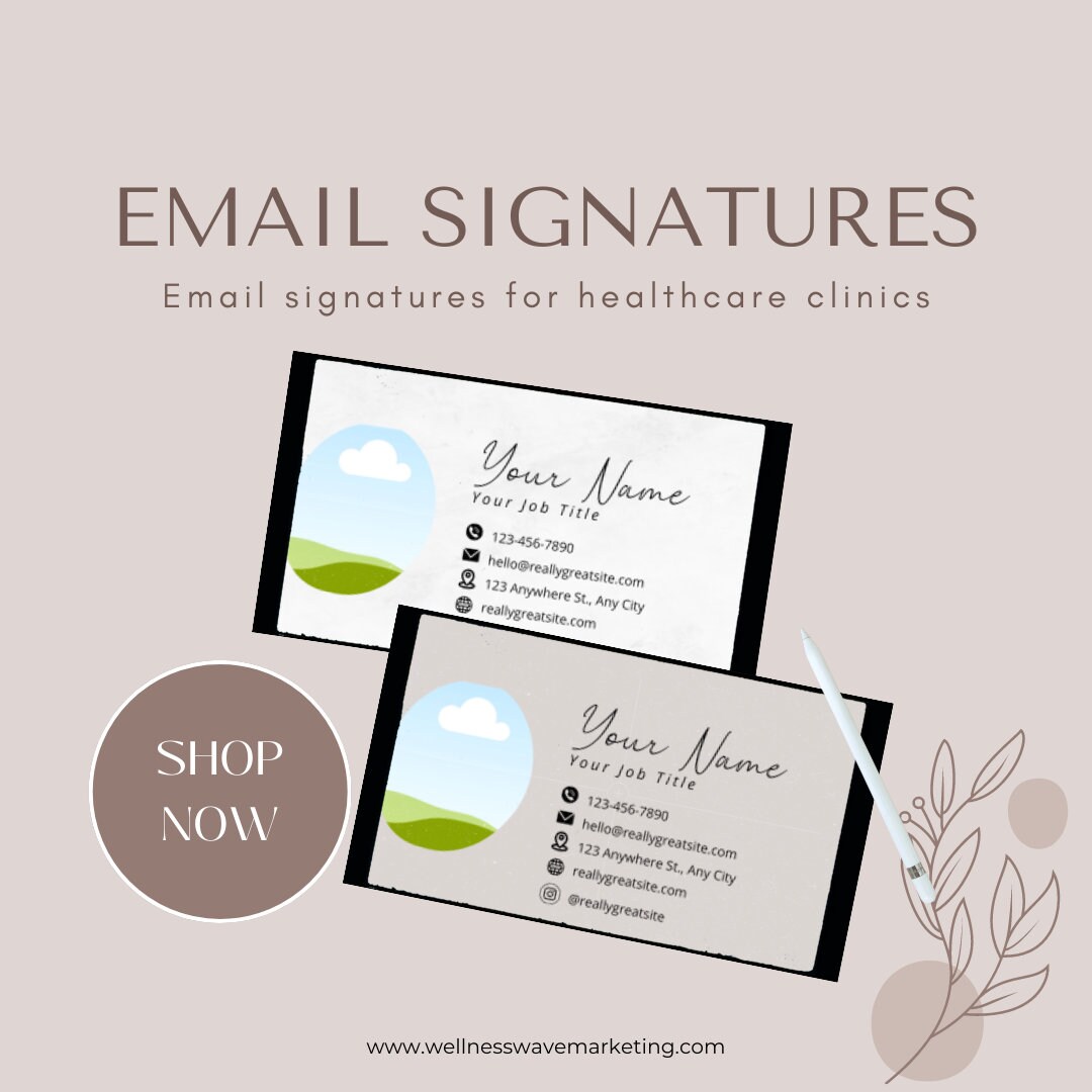 Professional Email Signature Templates for Healthcare Practitioners ...