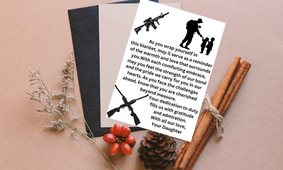 Letter to Soldier Dad, Printable Letter to Soldier Dad, Father's Day ...
