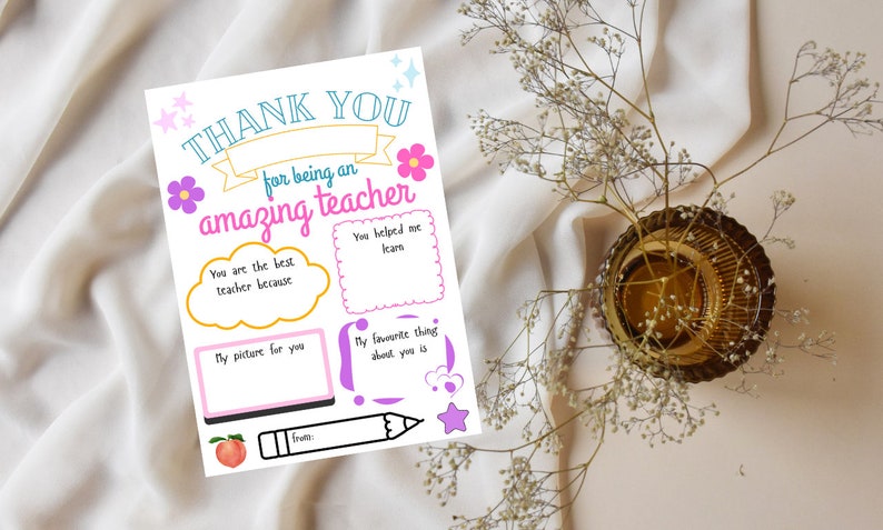 Teacher Appreciation Week Card, Teacher Appreciation Week Gift, Teacher ...