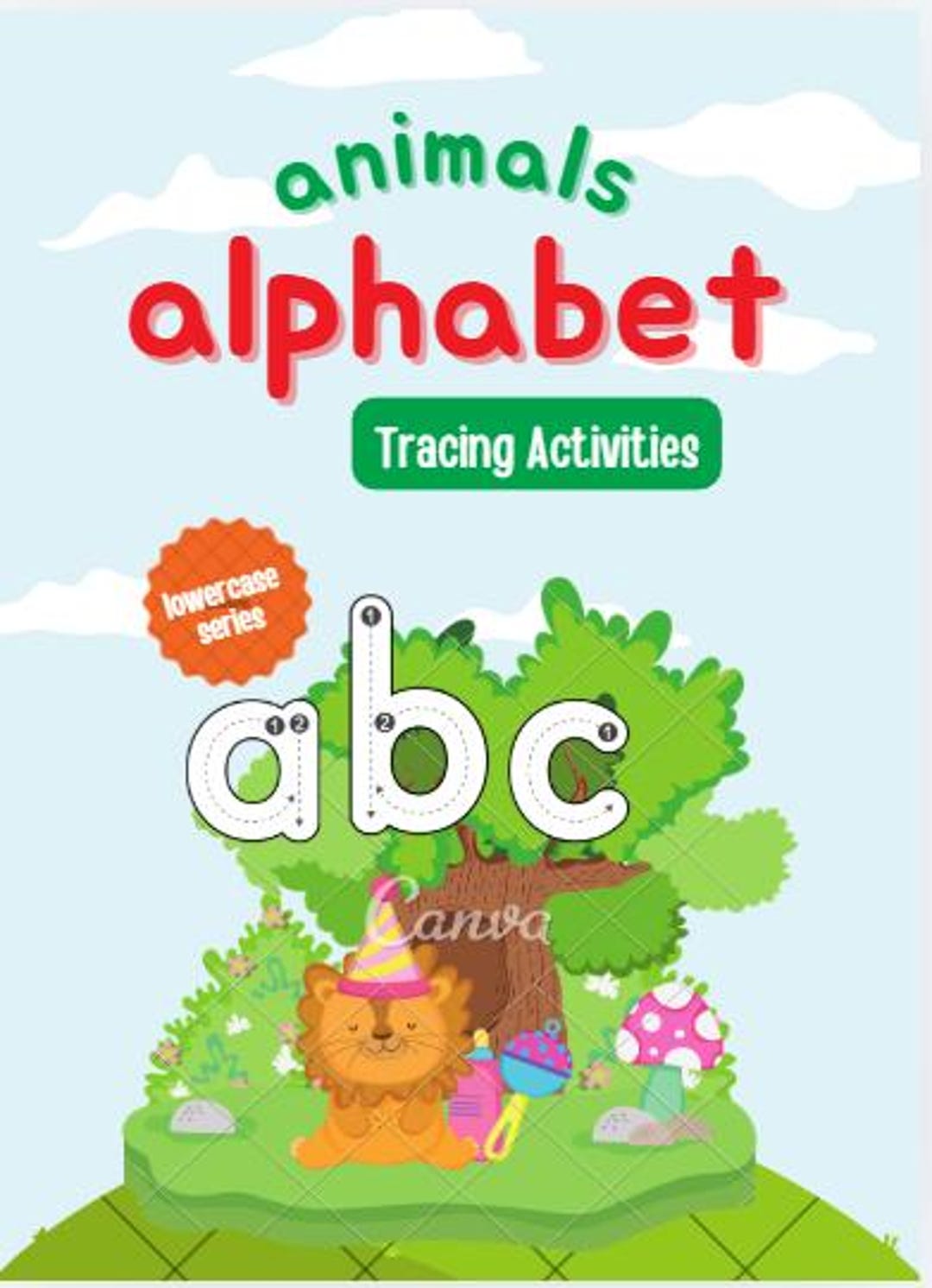 Alphabet Tracing Worksheets A–Z Animals – Preschool Letter Practice ...