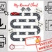Race Car Themed Sticker Reward Chart - Printable Track for Motivation ...