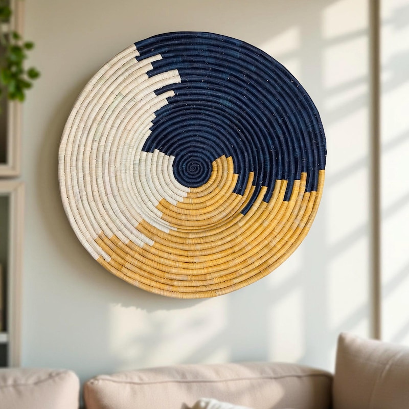 African Raffia Plates - Etsy