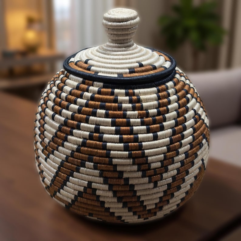 Handwoven Sisal African Storage Baskets - Various Colors and Sizes - Etsy