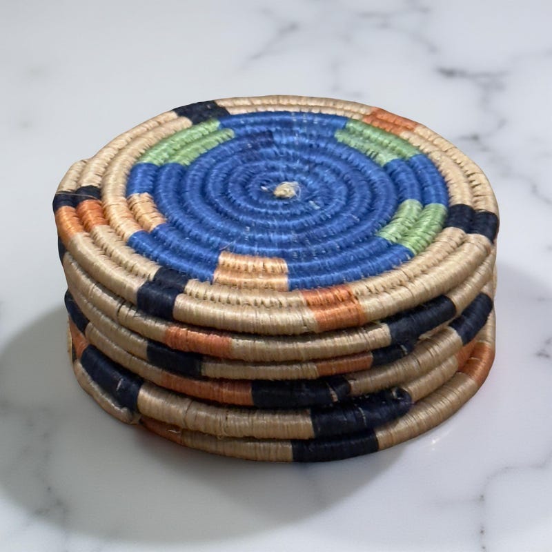 Handwoven Mats African - Etsy