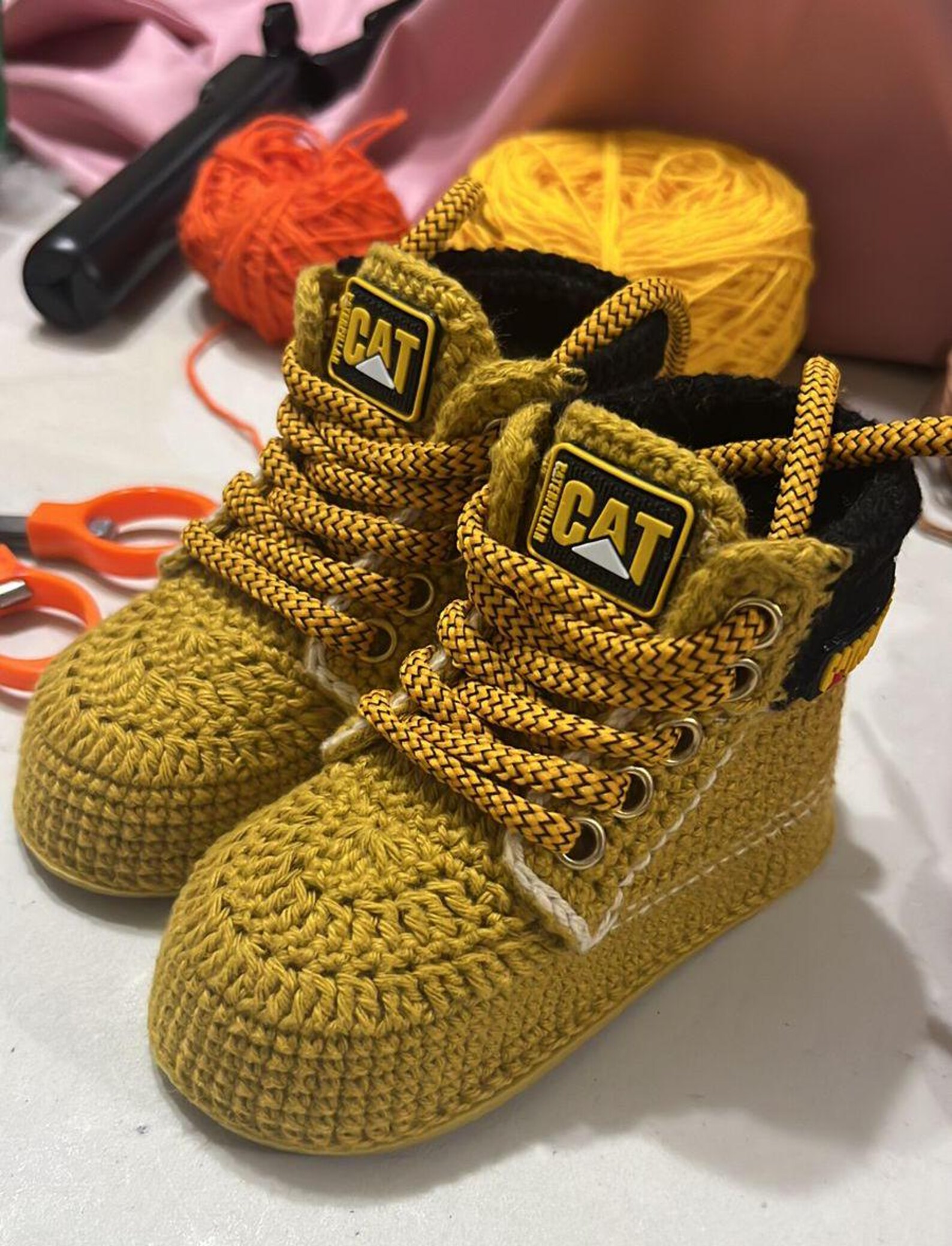 Crochet Shoe - Caterpillar Baby Booties (10 Cm), Baby Bootie Pattern ...
