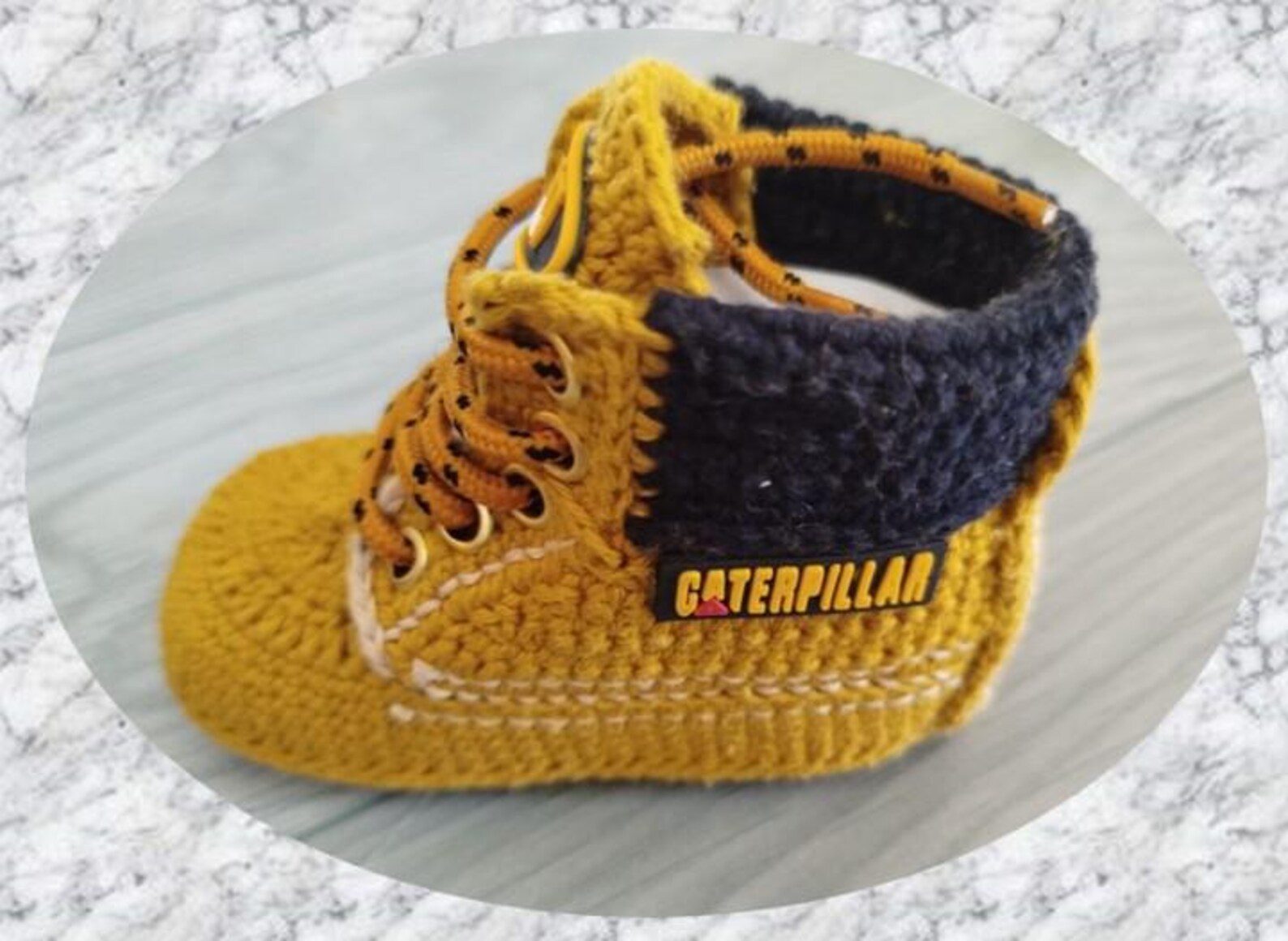 Crochet Shoe - Caterpillar Baby Booties (10 Cm), Baby Bootie Pattern ...