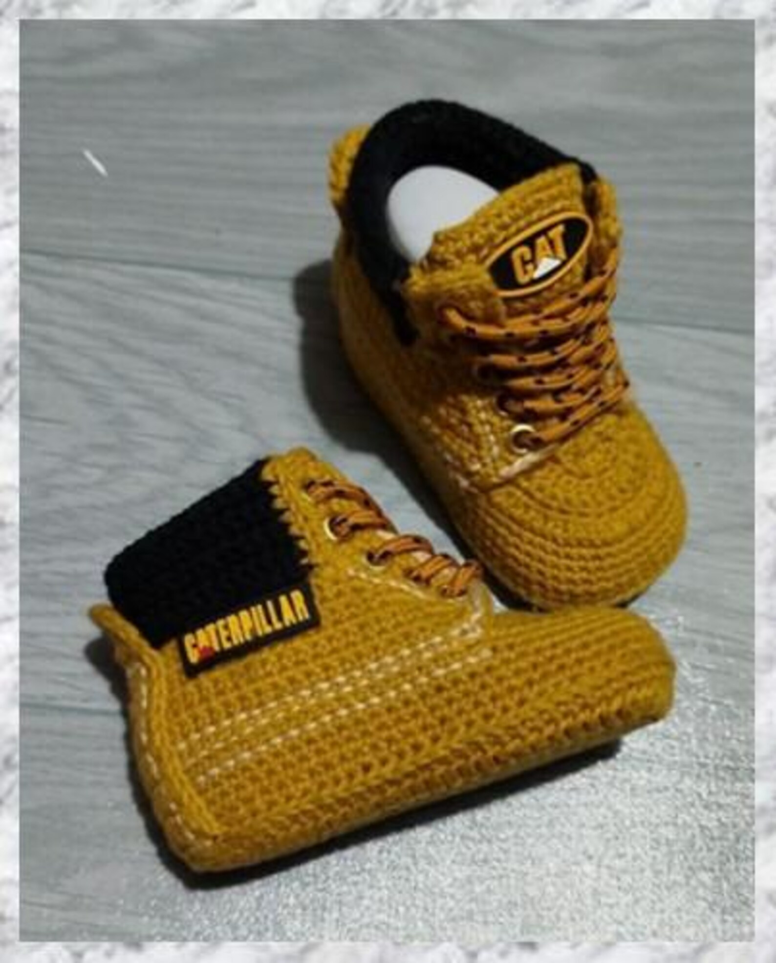 Crochet Shoe - Caterpillar Baby Booties (10 Cm), Baby Bootie Pattern ...