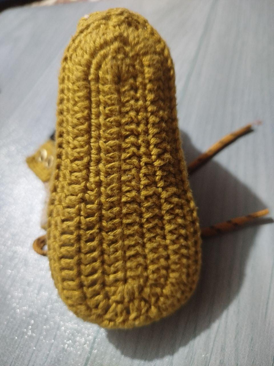 Crochet Shoe - Caterpillar Baby Booties (10 Cm), Baby Bootie Pattern ...