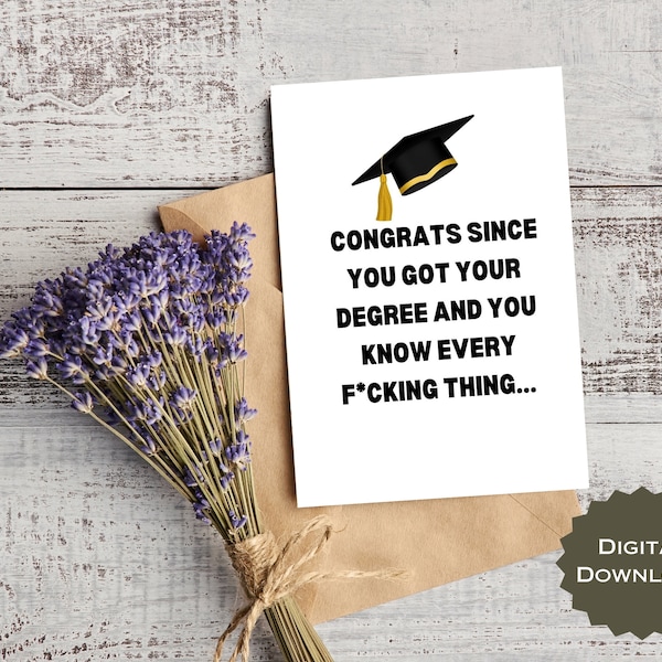 Graduation Meme Card - Etsy