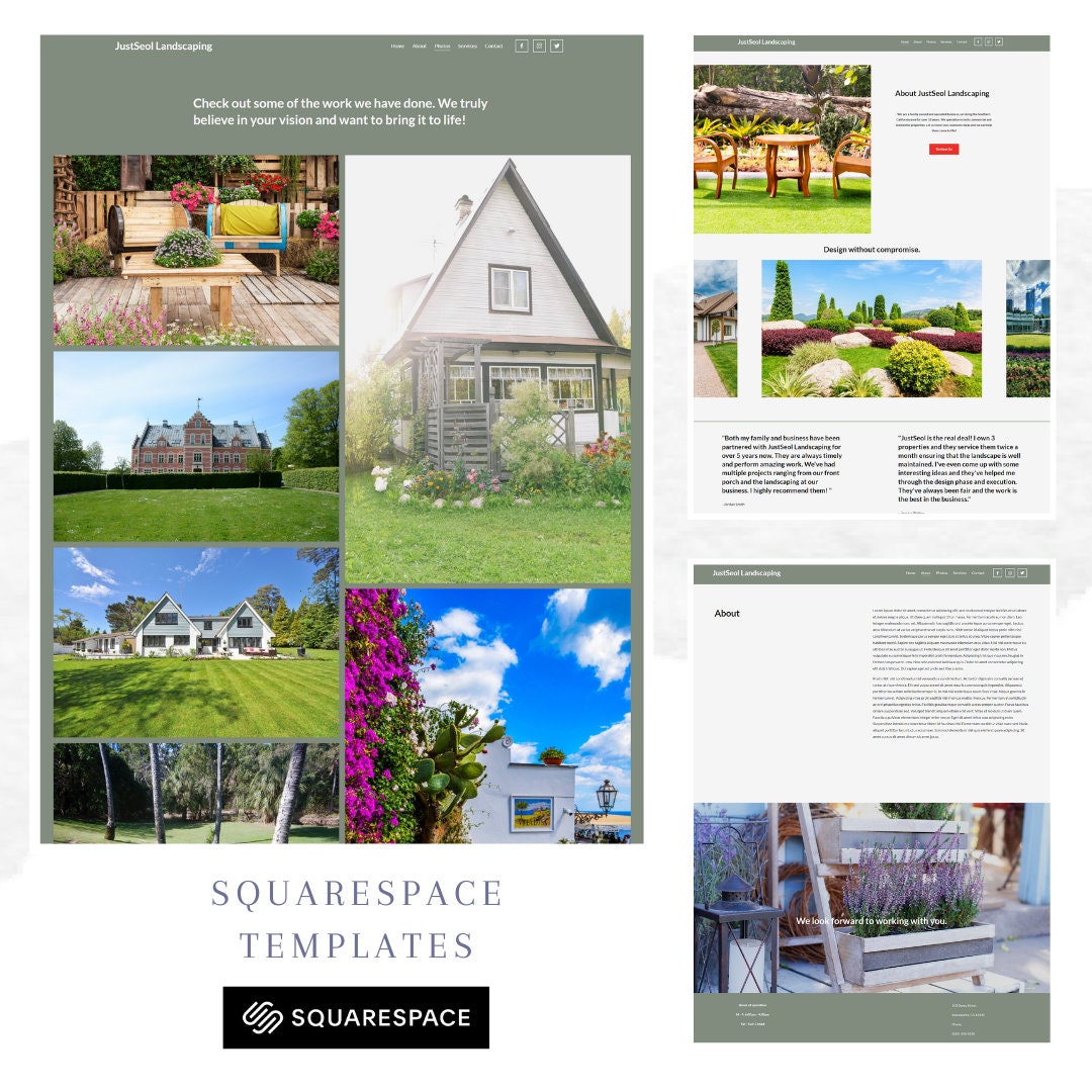 Squarespace 7.1 Template - Wedding Photography, Services, Design ...