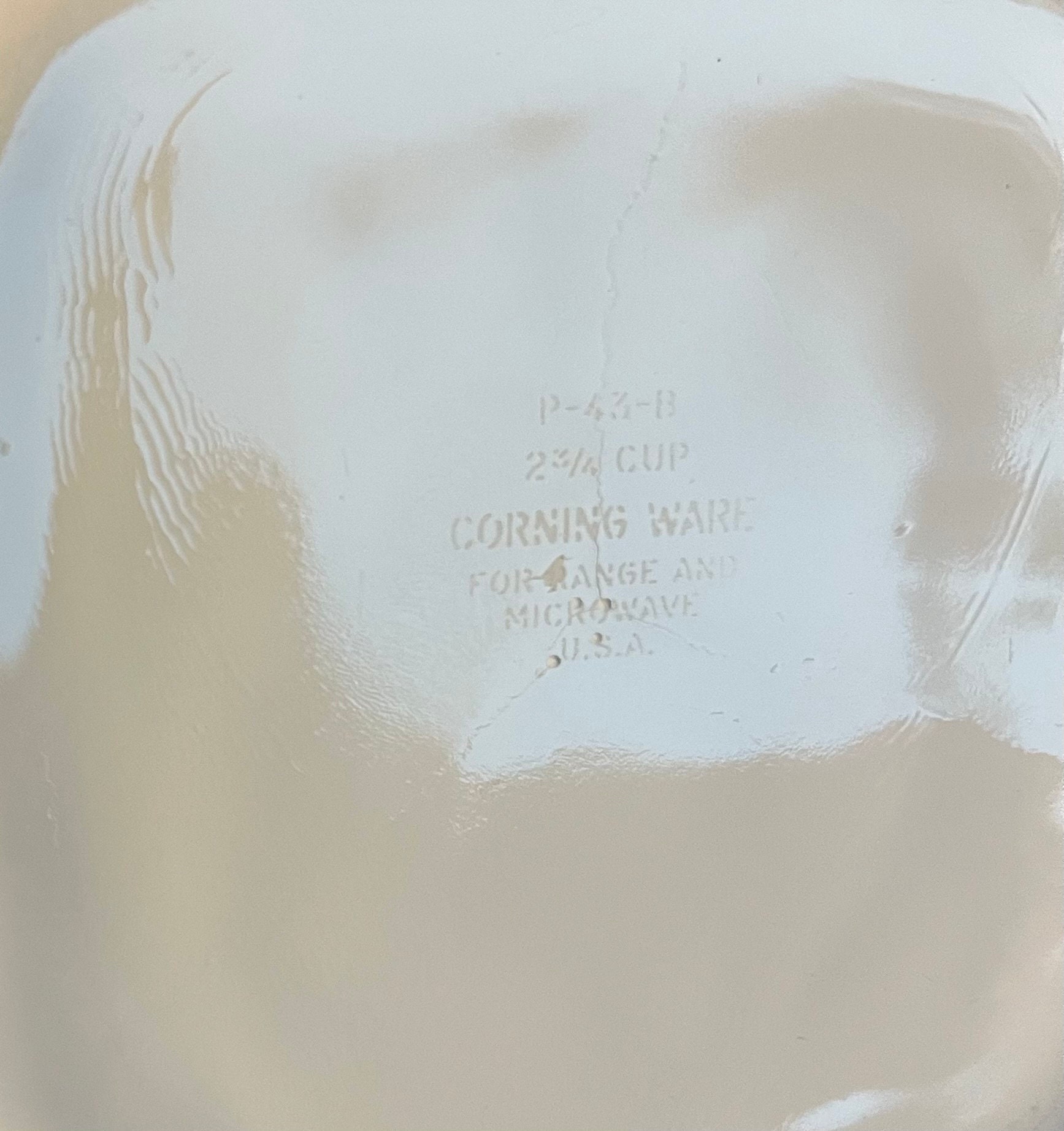 Antique, Corning Ware, Small Casserole Dish Featuring Collectable Blue ...