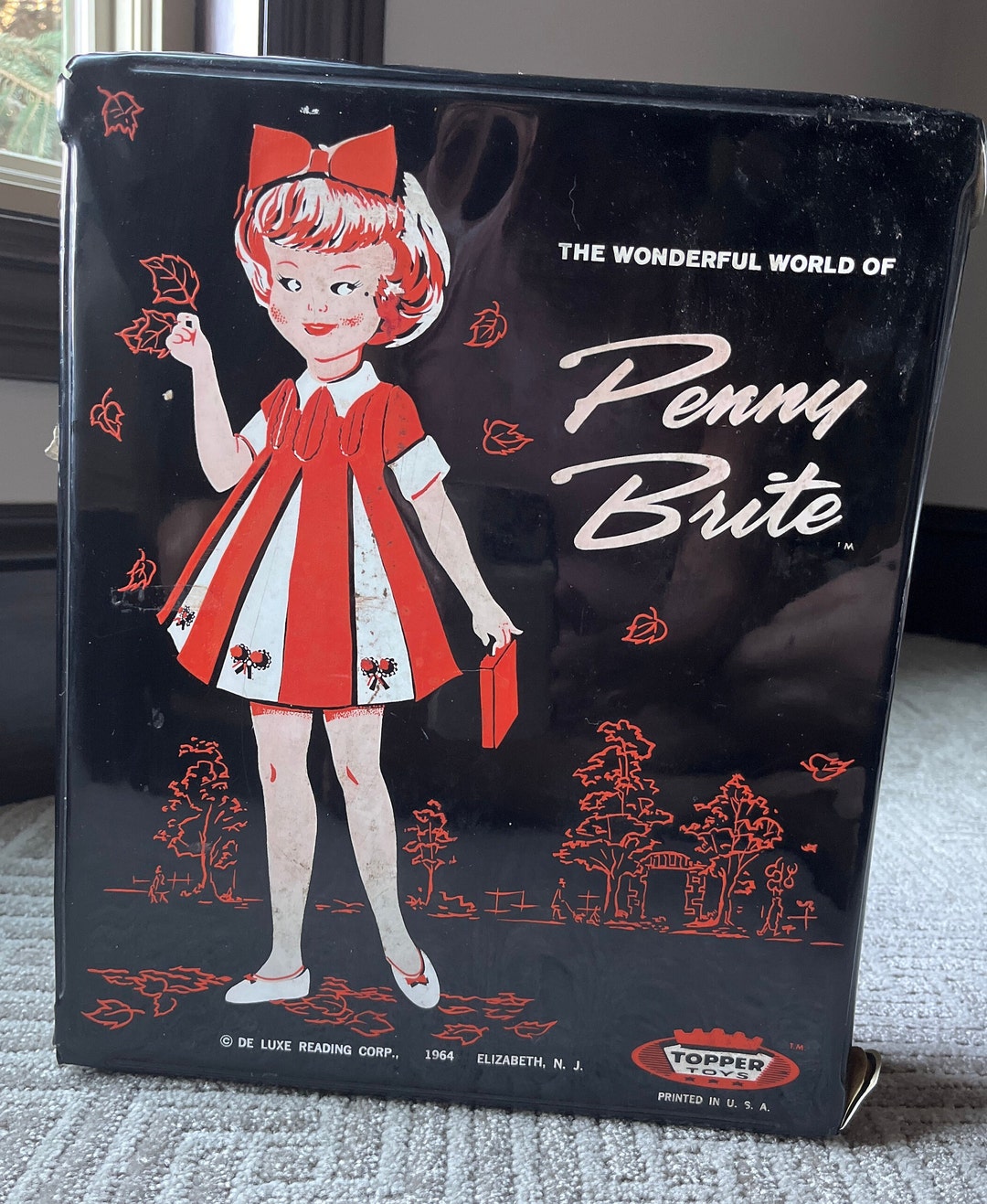 Antique Penny Brite Doll and Carry Case - Etsy