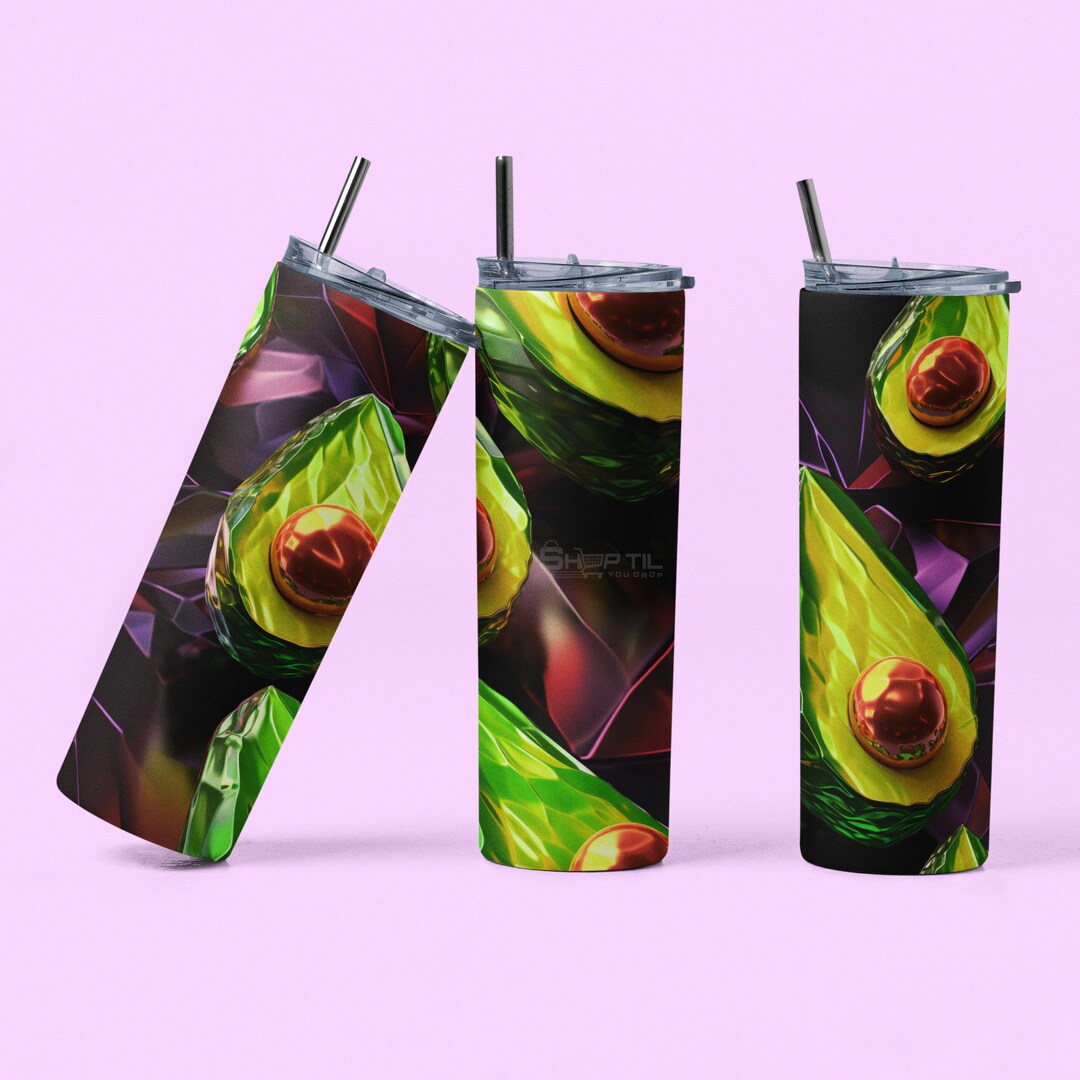 3D 20oz Tumbler Wrap Avocados - Etsy
